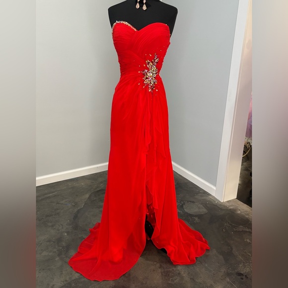Dresses | Size 4 Red Pageant Prom Dresss | Poshmark